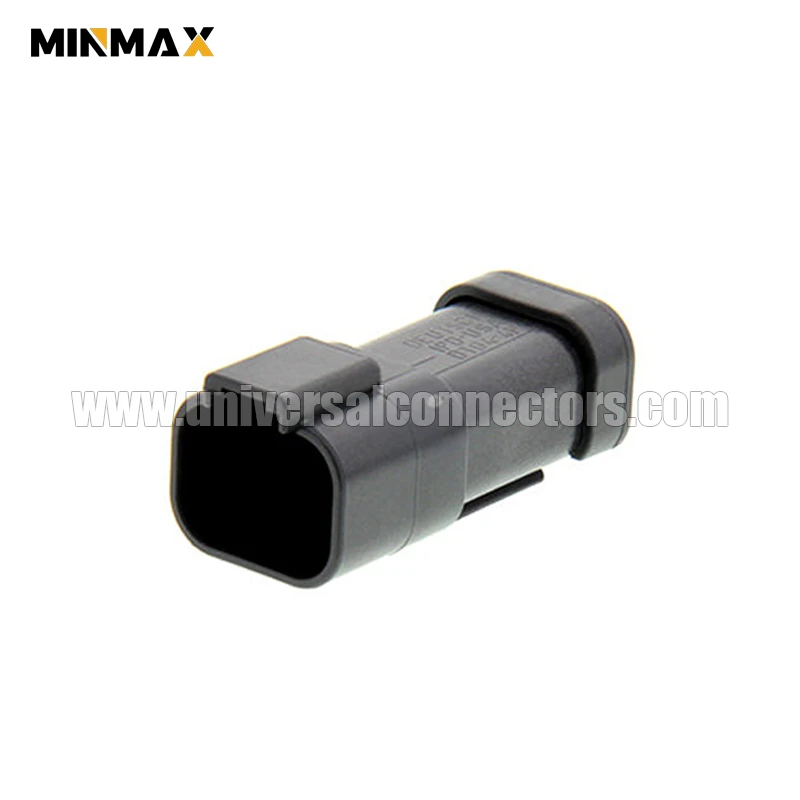 DT04-4P-CE03 Male 4 Pins Black e seal short cap Electrical temperature ...