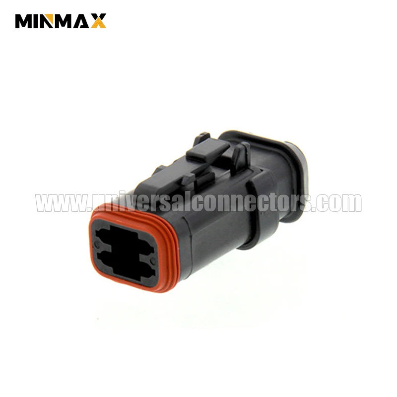 DT06-4S-EP11 Female 4 Pins Sealable Black Housing map sensor DT ...