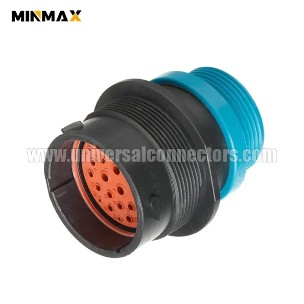 HDP24-24-29PE-L015 Male 29 pin electrical waterproof black connector ...