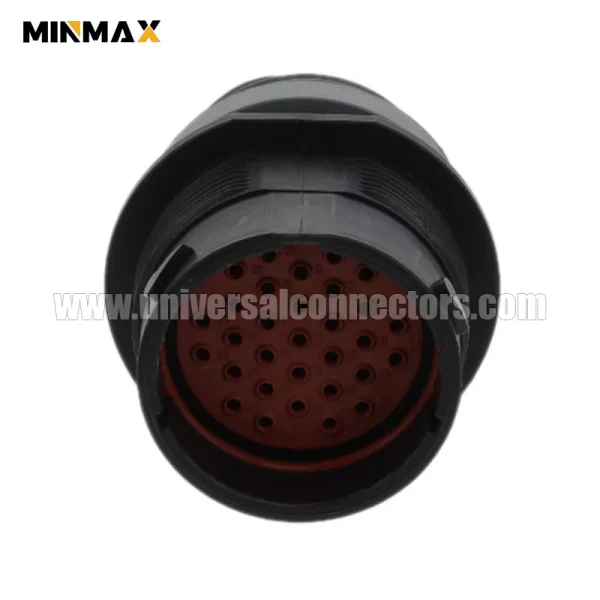 HDP24-24-31PE-L015 Male 31 pin waterproof black electrical connector ...