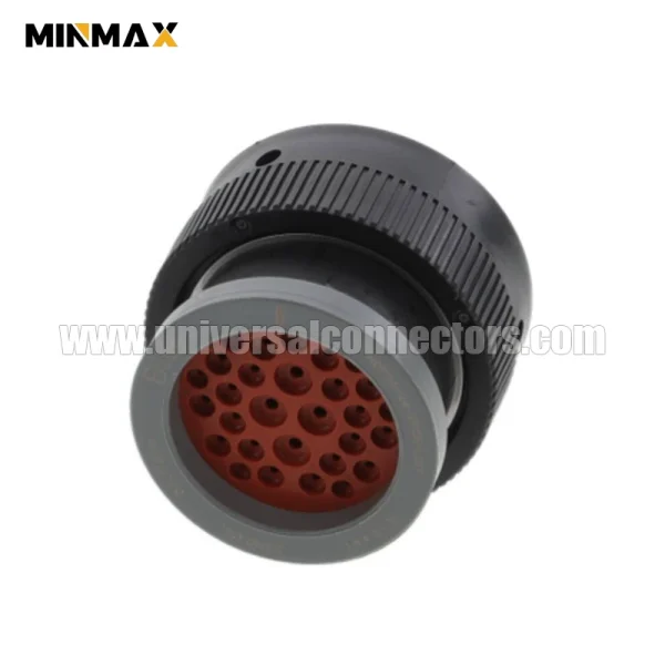 HDP26-24-29SE-L017 Female 29 pin waterproof black sealed connector for ...