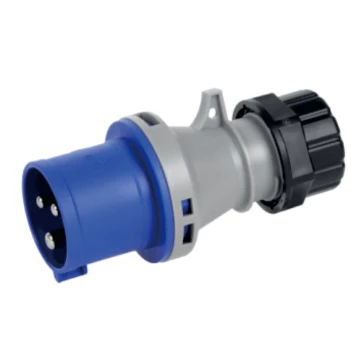 LY-BP4136 Male 3 pins 16A Waterproof Blue Industrial plugs for Data ...