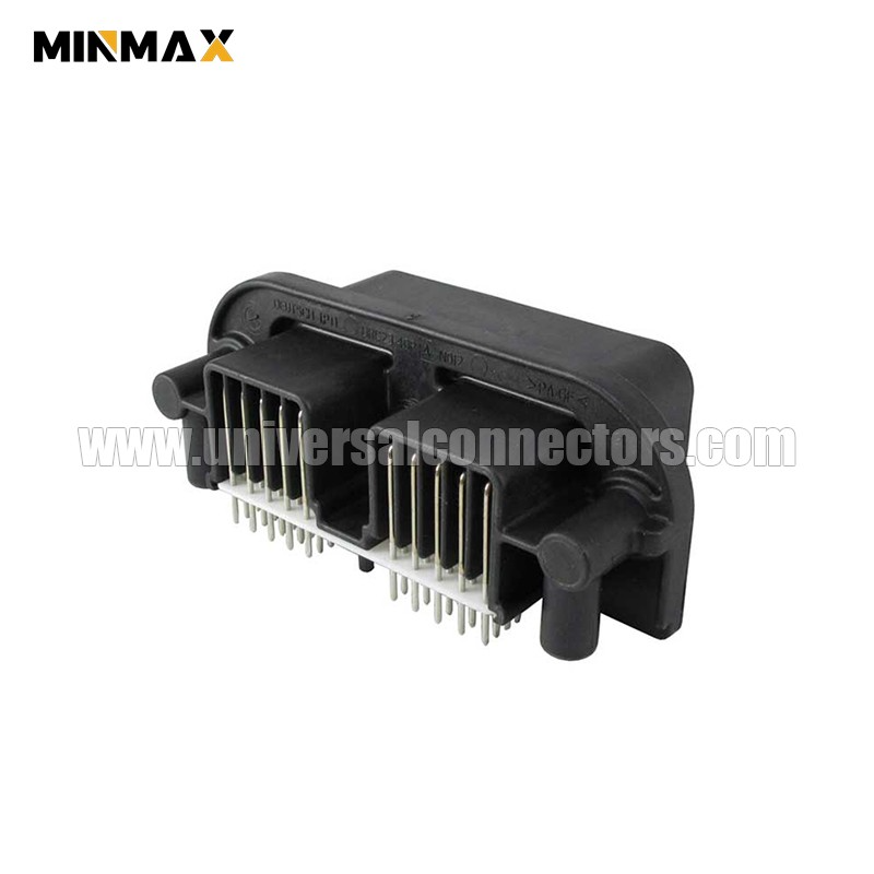 DRC23-40PA-N012 Male 40 Pins Automobile Connector ,Right Angle,Wire-to ...