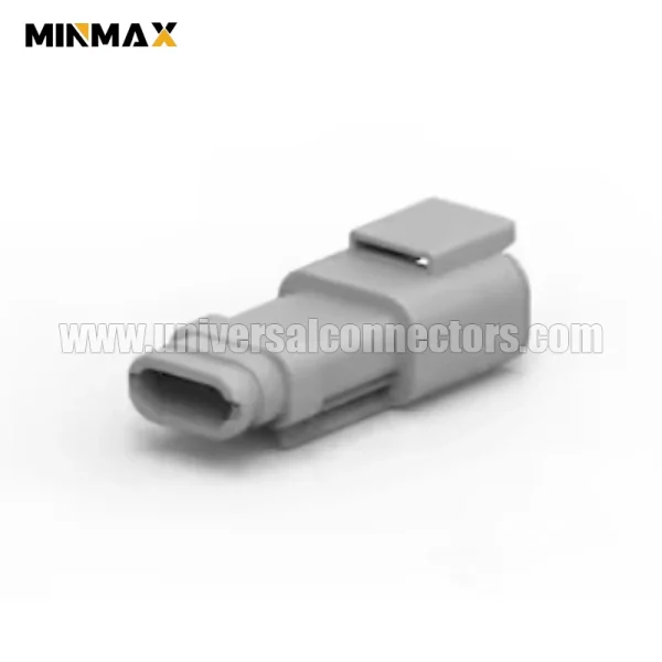 DTM04-3P-E007 Male 3 Pins Cable Mount Gray DTM connetcor for In-car ...